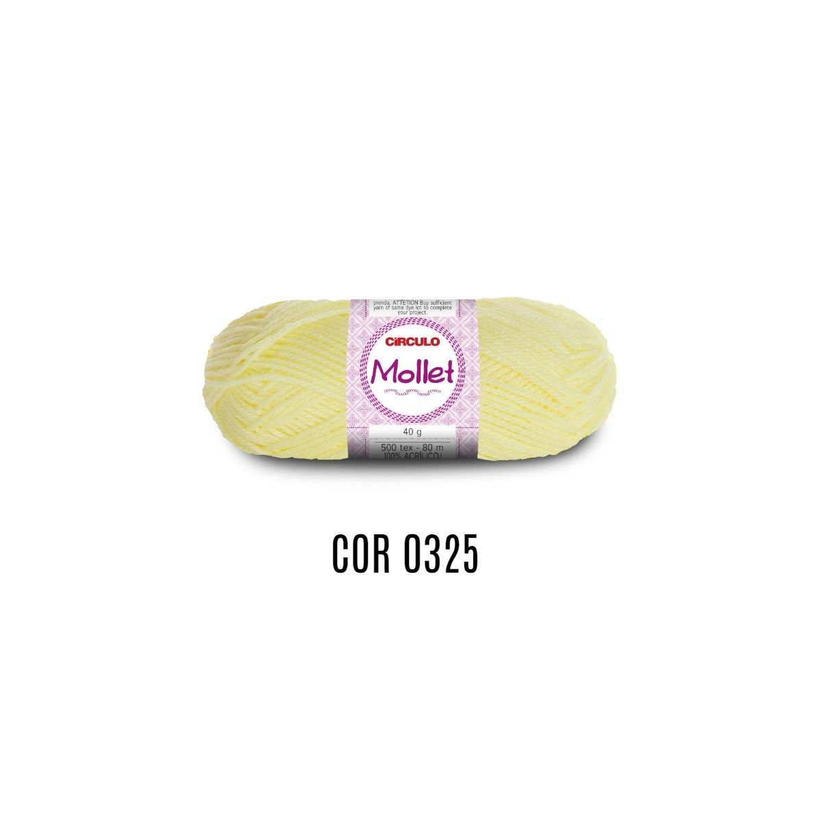 Lã Mollet Círculo 40g - Armarinho Unibel